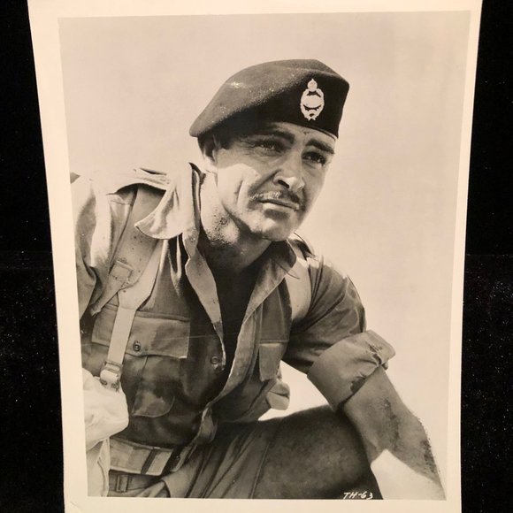 Art | 1977 Sean Connery A Bridge Too Far 8x1 Press Movie Black White Photo Candid | Poshmark